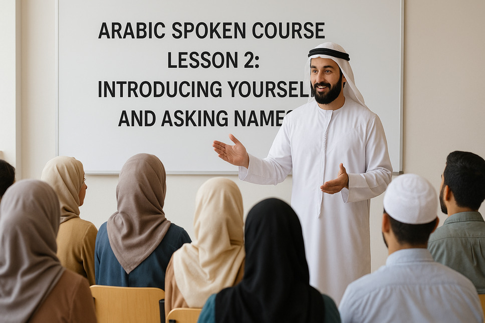 Free Arabic Spoken Course – Lesson 2: Introducing Yourself and Asking ...