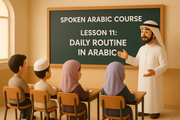 Spoken Arabic Course – Lesson 11: Daily Routine in Arabic - Arabic ...